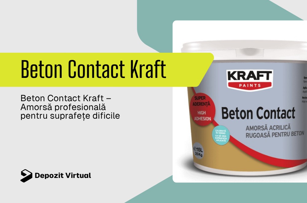 Beton Contact Kraft – Amorsă Profesională Pentru Suprafețe Dificile - Vindem-ieftin.ro